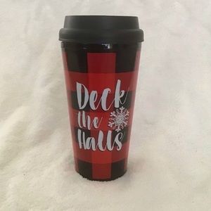 Dining | New Buffalo Check Lidded Travel Mug Deck The Hall | Poshmark